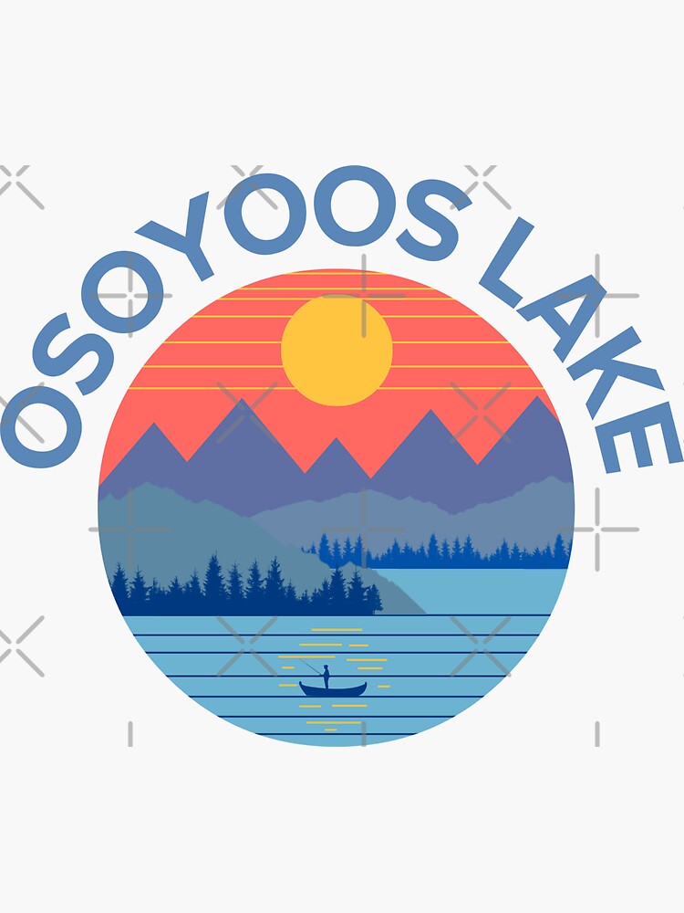 "Osoyoos Lake" Sticker for Sale by bcv122 | Redbubble