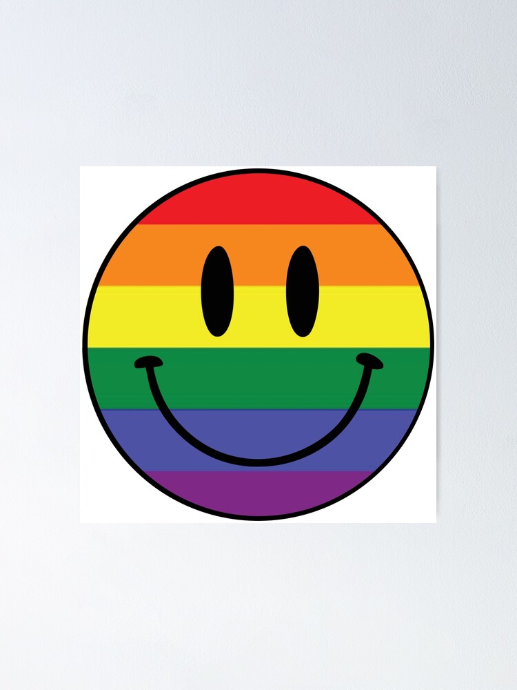"Rainbow | Happy Face | " Poster for Sale by HappyFaceCo | Redbubble