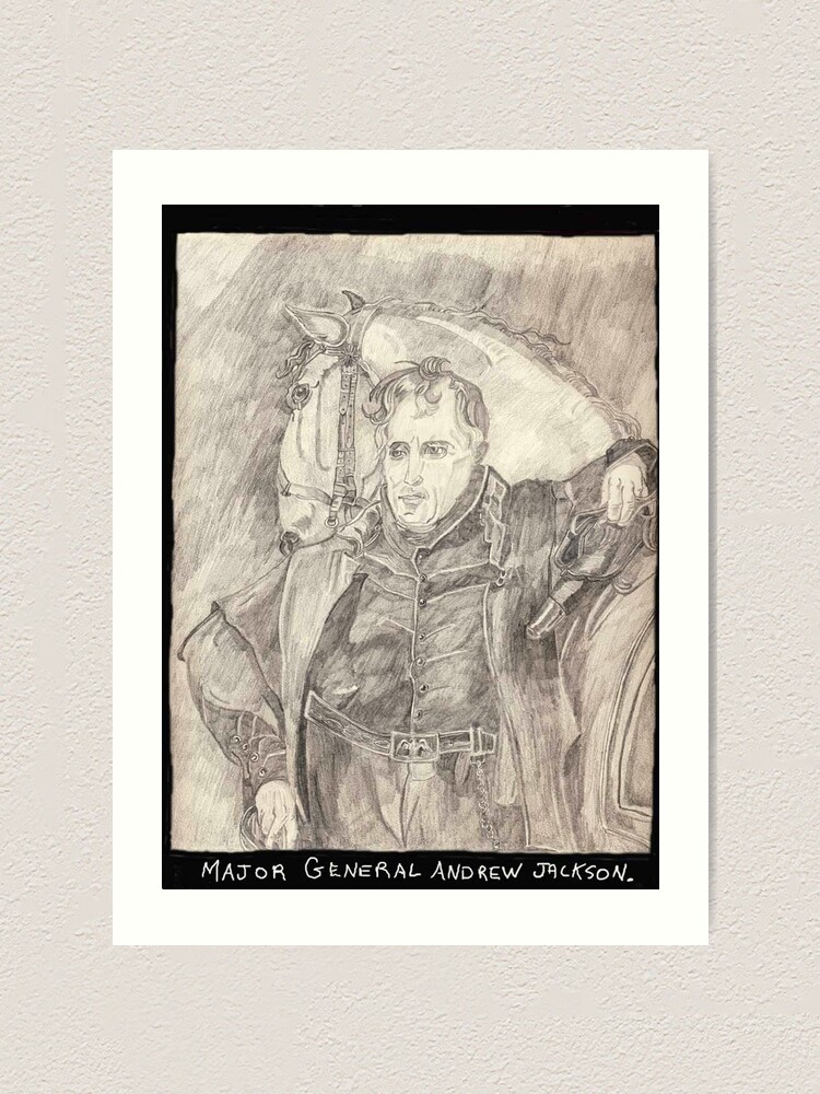 "Major General Jackson And His Horse" Art Print for Sale by ...