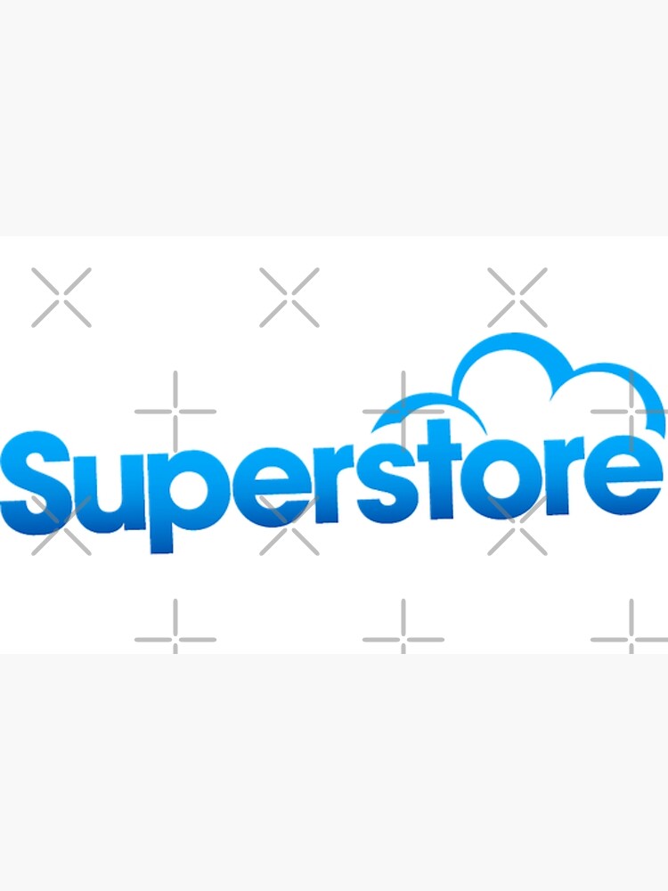 "Superstore TV Show Logo" Poster for Sale by ayeshaha2020 | Redbubble