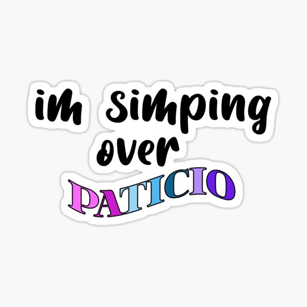 Simping Over Stickers | Redbubble Simping Over Stickers | Redbubble