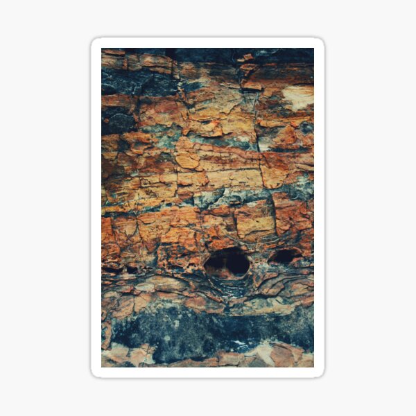 "Textures of Rock" Sticker for Sale by nicolamorgan | Redbubble