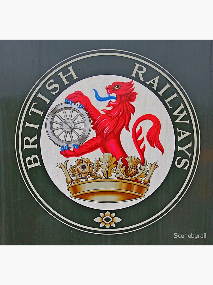 "BR British Rail roundel on Heritage DMU" Sticker for Sale by ...