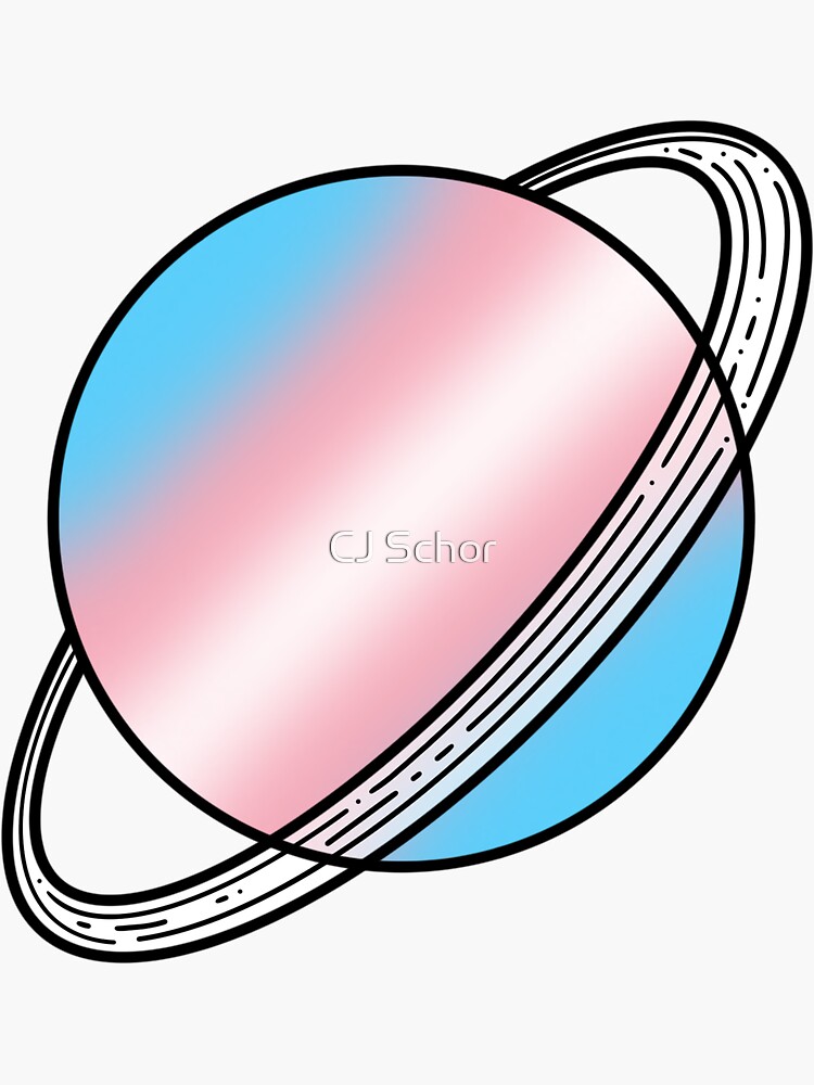"Transgender Pride Flag Planet" Sticker for Sale by carleyschor | Redbubble