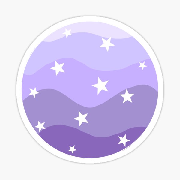 "Lilac aesthetic stars" Sticker for Sale by erinxswan | Redbubble