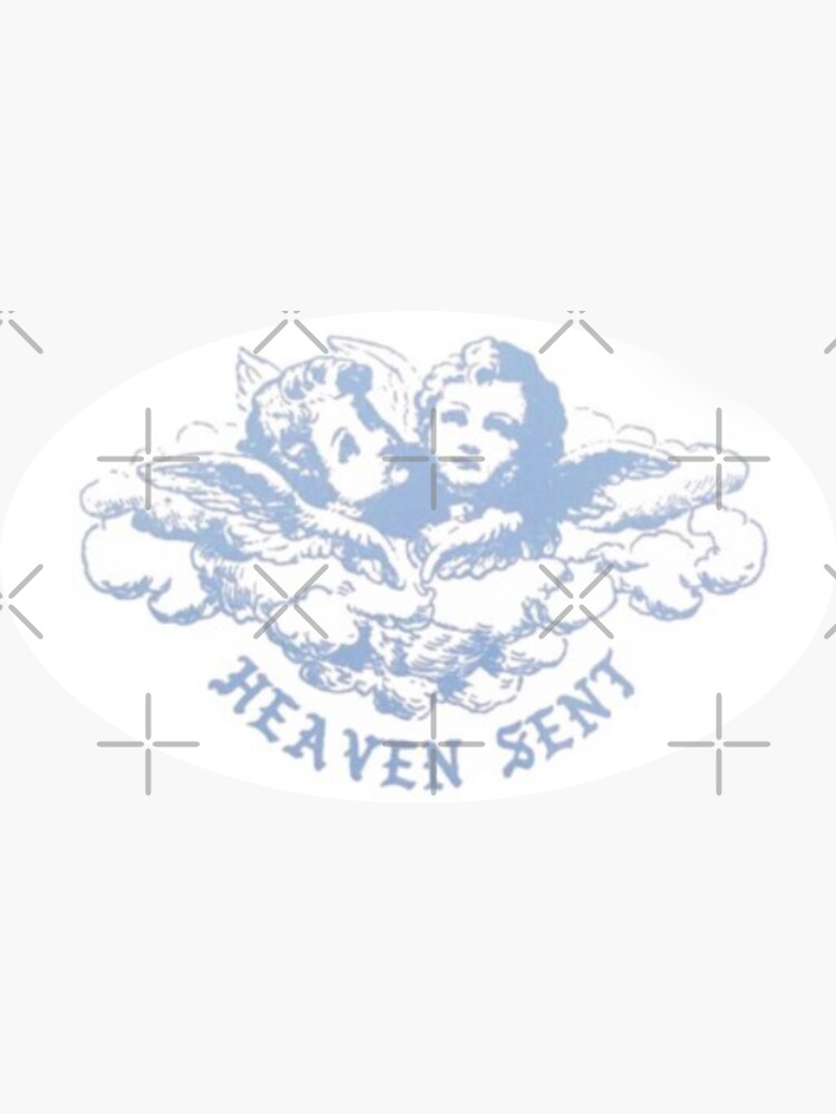 "Heaven Sent" Sticker for Sale by MakennaWhaley | Redbubble