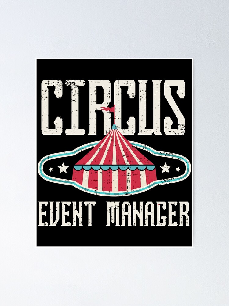 "Event Staff Circus Carnival Tent design design" Poster for Sale by ...