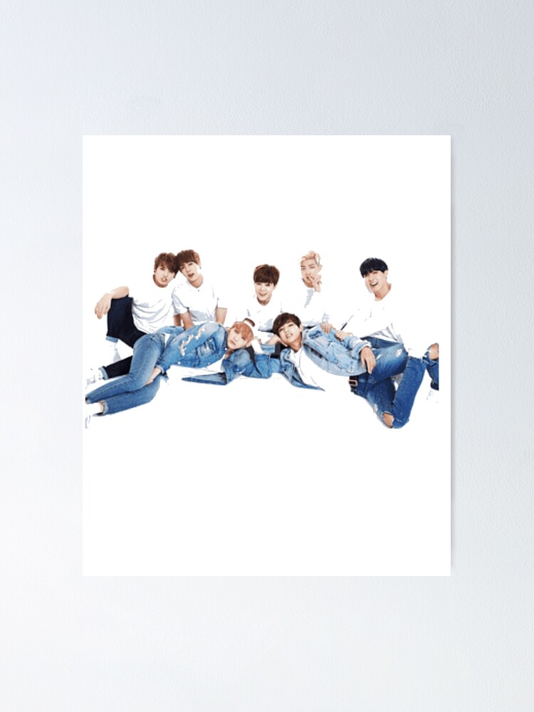"BTS Group" Poster for Sale by ArtOnPrints | Redbubble