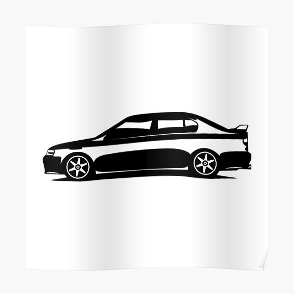 Wall Hangings Home Décor NISSAN PRIMERA Vector Art POSTER etna.com.pe