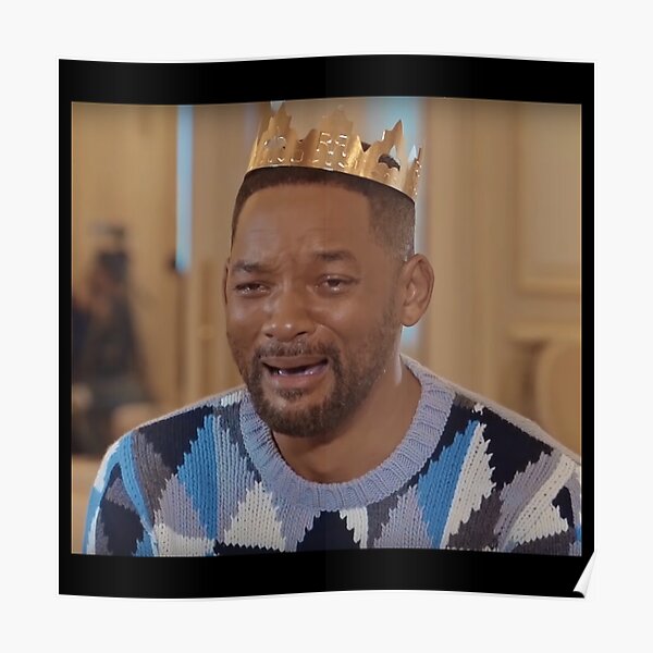 "WILL SMITH CRYING" Poster by BuyLogoz | Redbubble