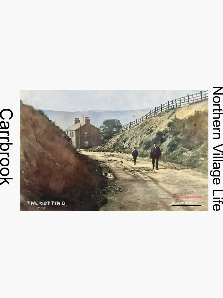 "Northern Village Life Carrbrook 3" Sticker for Sale by steveworthi ...