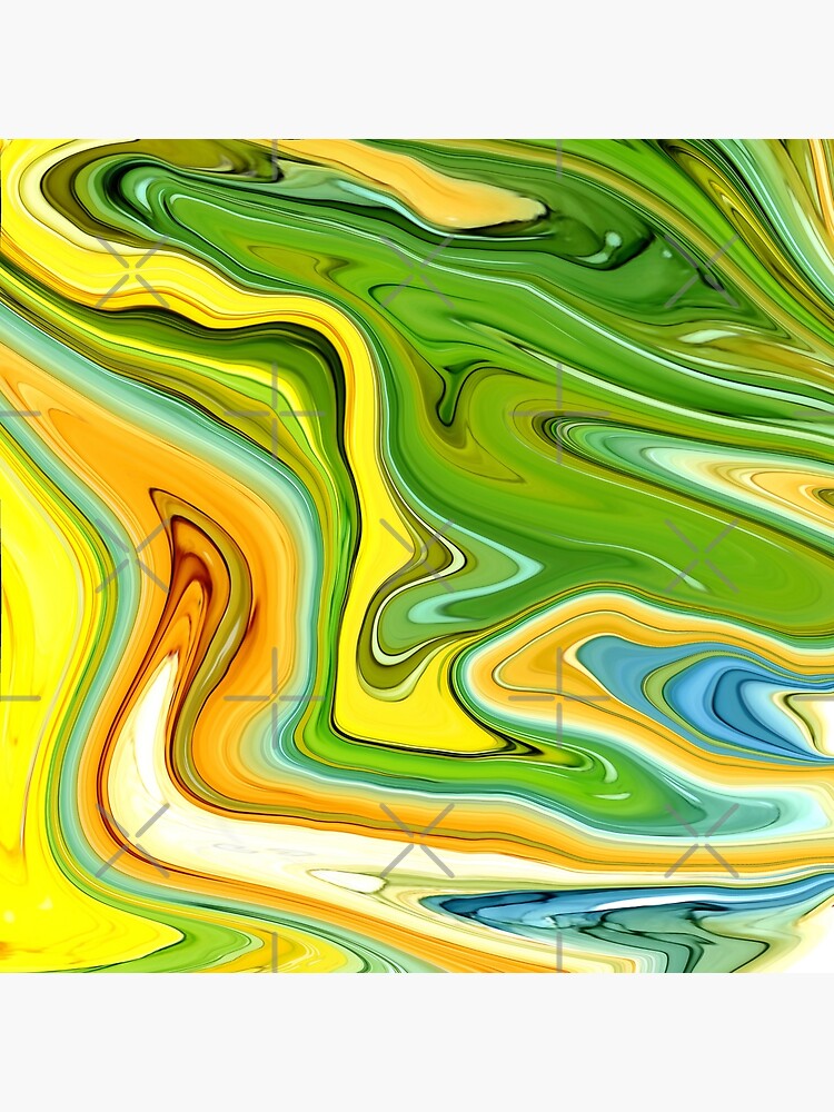 "Colorful Lemon Fresh Summer Ink Faux Marble Texture" Poster for Sale ...