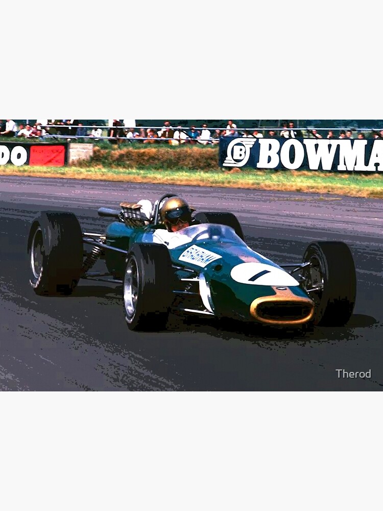 Póster «Jack Brabham en su Brabham BT24» de Therod | Redbubble
