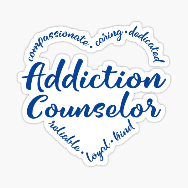 "Addiction Counselor, Substance Abuse" Sticker for Sale by ...