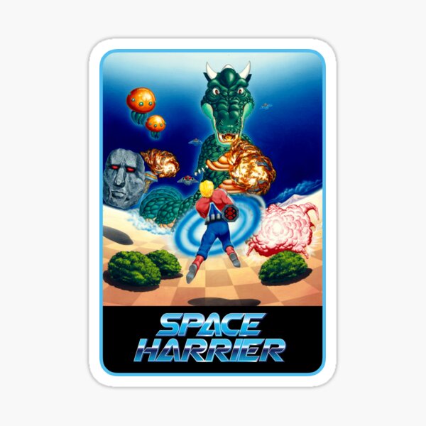 "Space Harrier" Sticker for Sale by atteoM | Redbubble