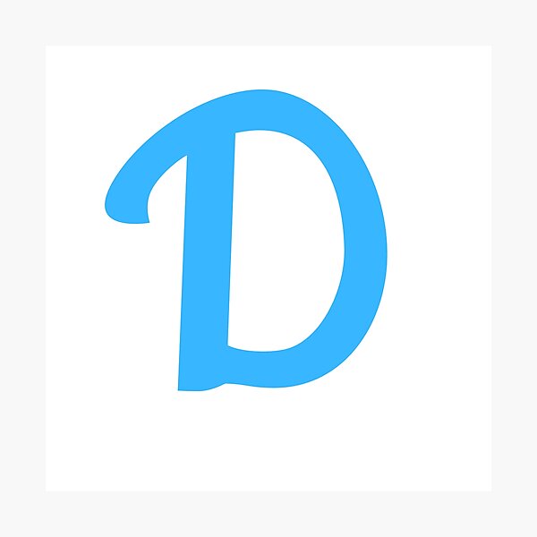 " Letter D Baby Alphabet" Photographic Print for Sale by DailyPlug ...