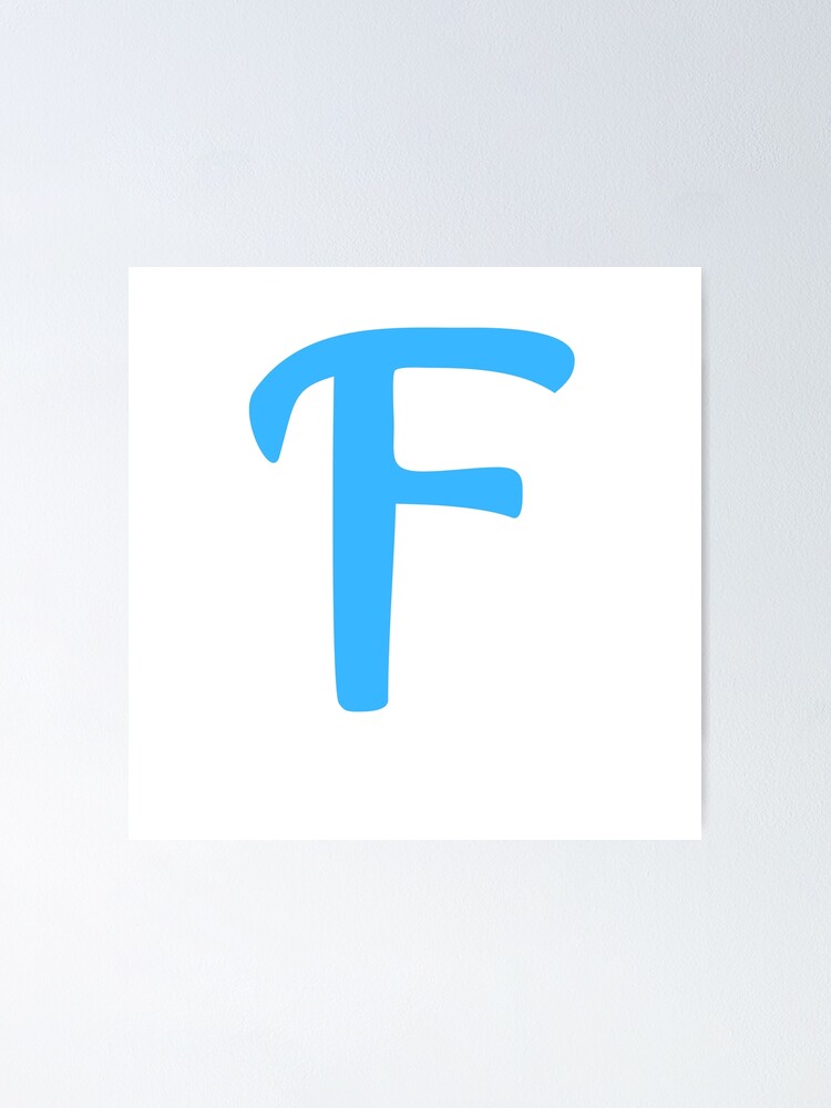 "Letter F Baby Alphabet" Poster for Sale by DailyPlug | Redbubble