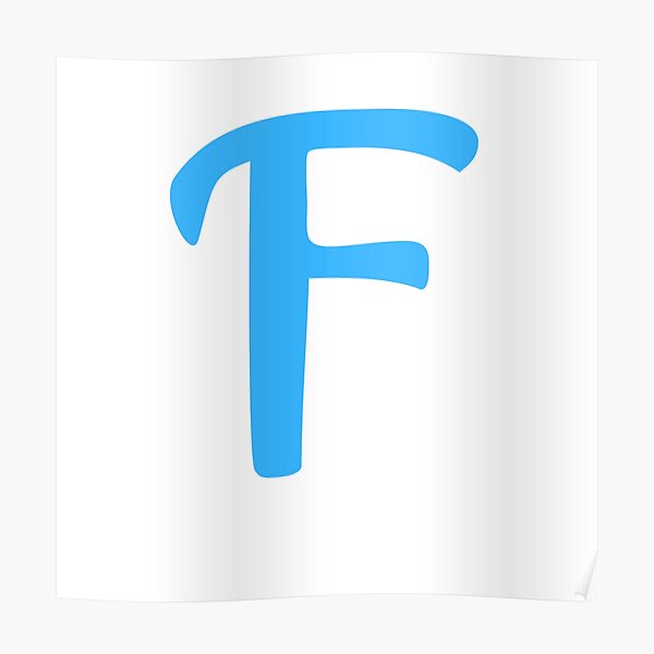 "Letter F Baby Alphabet" Poster for Sale by DailyPlug | Redbubble