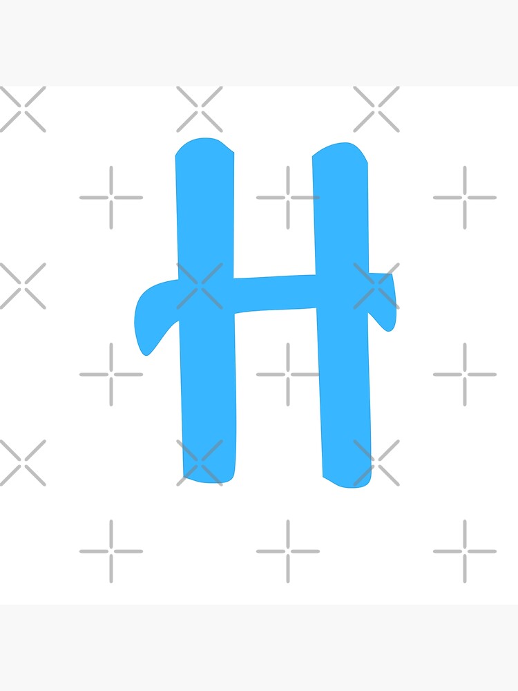 " Letter H Baby Alphabet" Art Print by DailyPlug | Redbubble