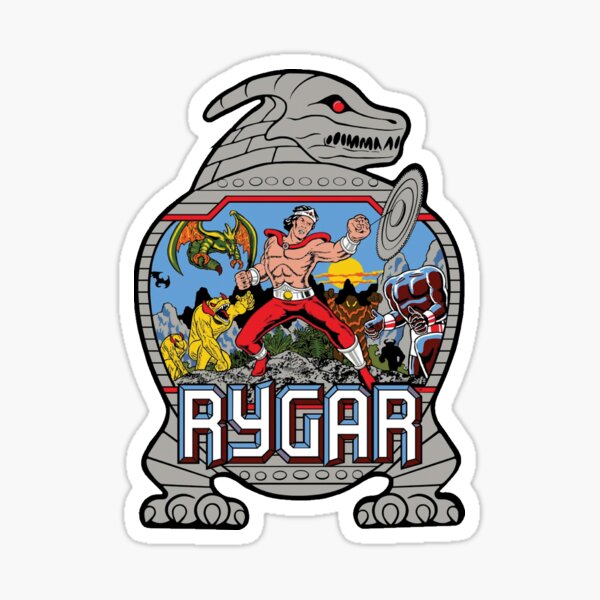 "Rygar" Sticker for Sale by atteoM | Redbubble