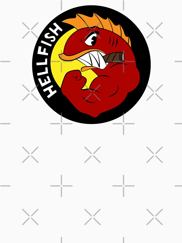 "Flying Hellfish! - The Curse of the Flying Hellfish" T-shirt by mad ...