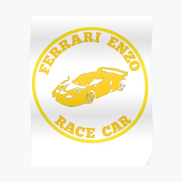 "Ferrari Enzo Race Car" Poster for Sale by MrTEECL | Redbubble