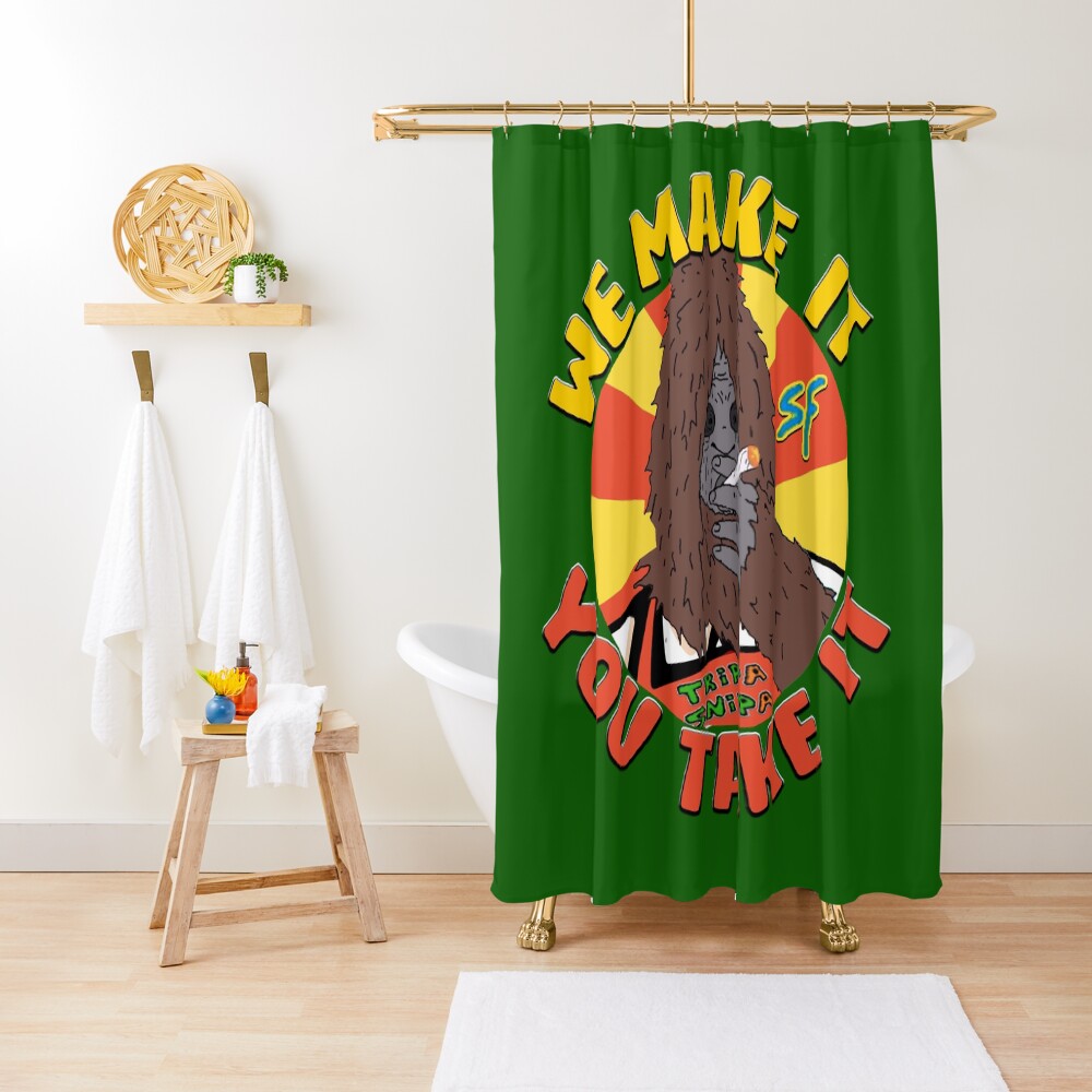 "Sassy Foods The Big Lez Show" Shower Curtain for Sale by templeofhodl ...