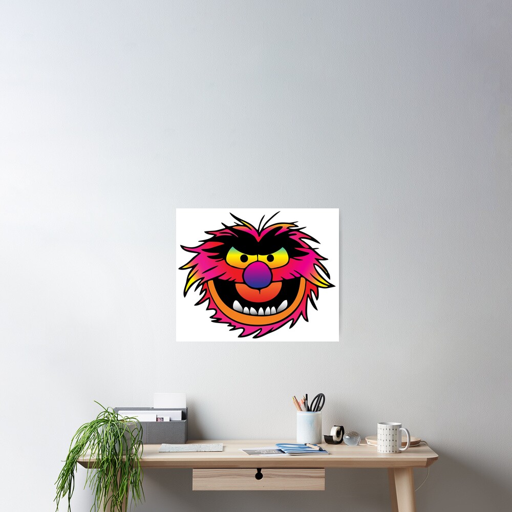 "Muppet Face Animal" Poster by Hunter54nz | Redbubble