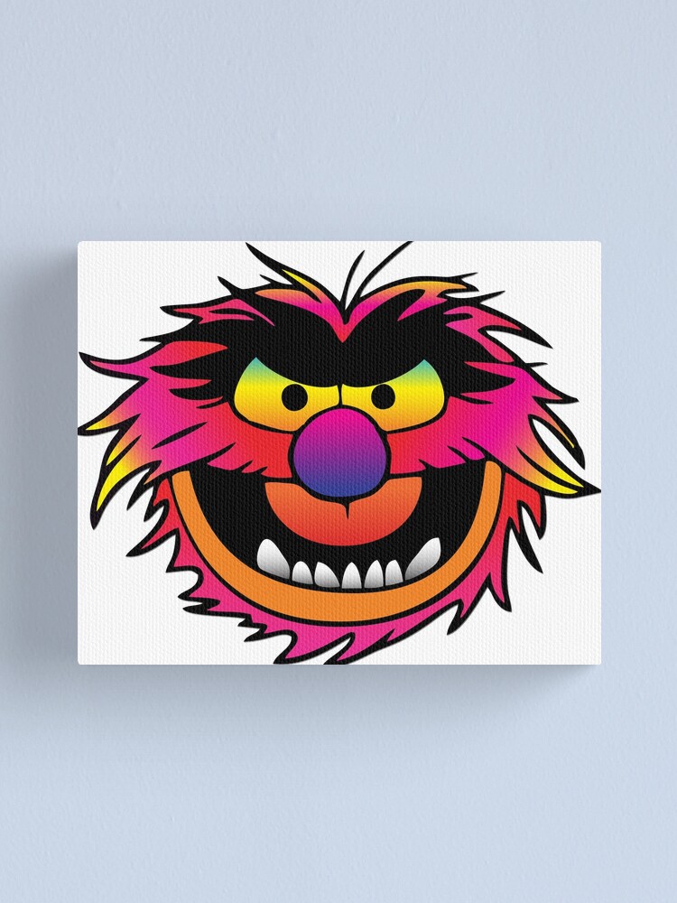 "Muppet Face Animal" Canvas Print for Sale by Hunter54nz | Redbubble