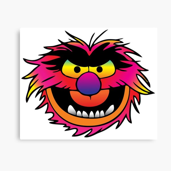 "Muppet Face Animal" Canvas Print for Sale by Hunter54nz | Redbubble