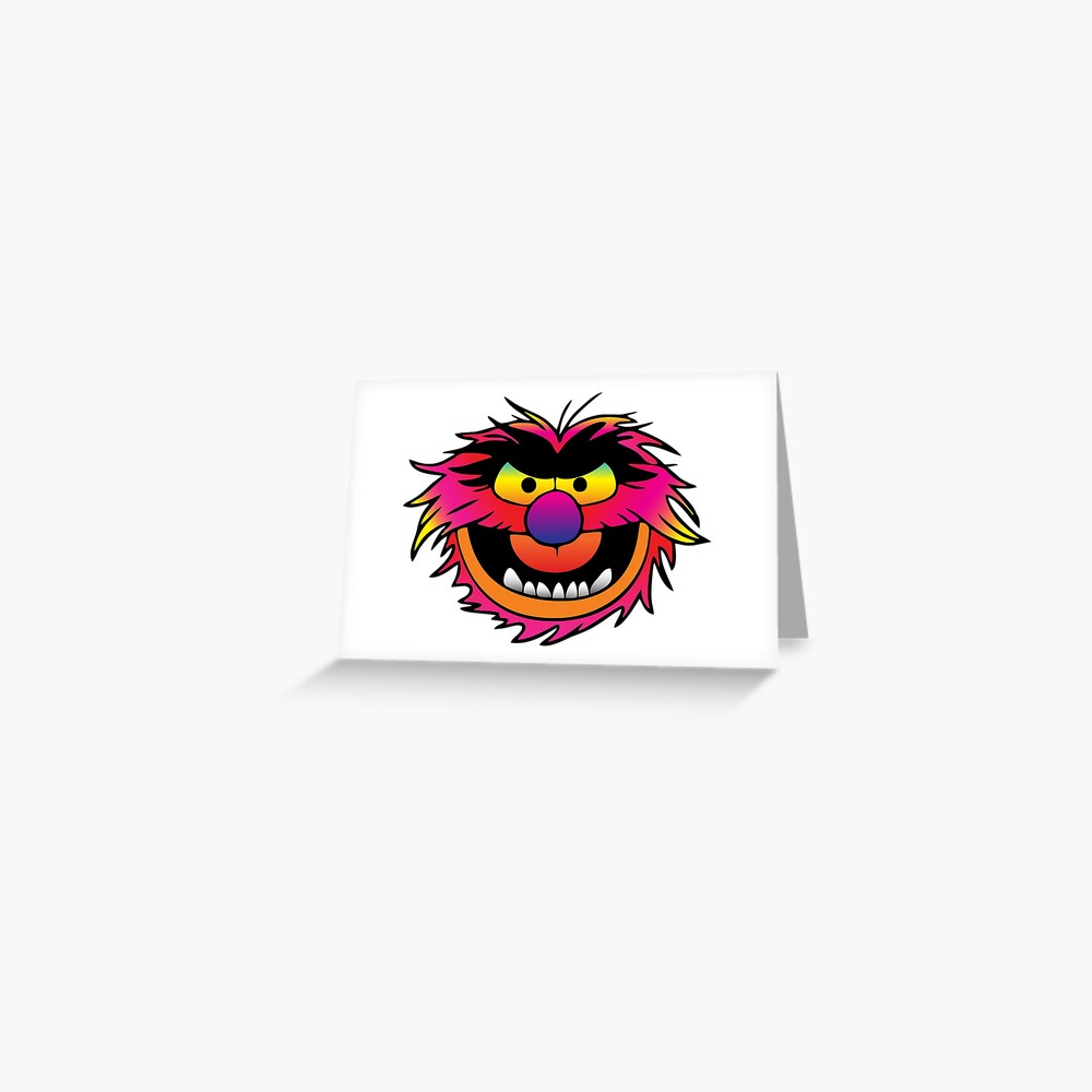 "Muppet Face Animal" Greeting Card for Sale by Hunter54nz | Redbubble