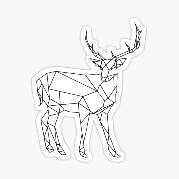 "Terrasen Stag" Sticker for Sale by Mavy-liz | Redbubble
