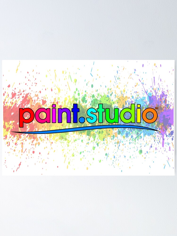 "Paint.Studio Logo" Poster for Sale by BernardWeekes | Redbubble