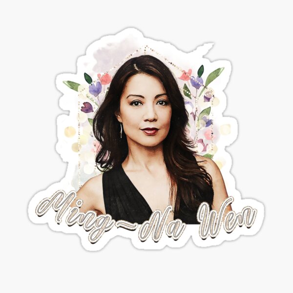 "Ming-Na Wen" Sticker for Sale by ohdaintyduck | Redbubble