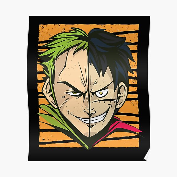 "Anime character | split personality" Poster for Sale by DerSenat ...