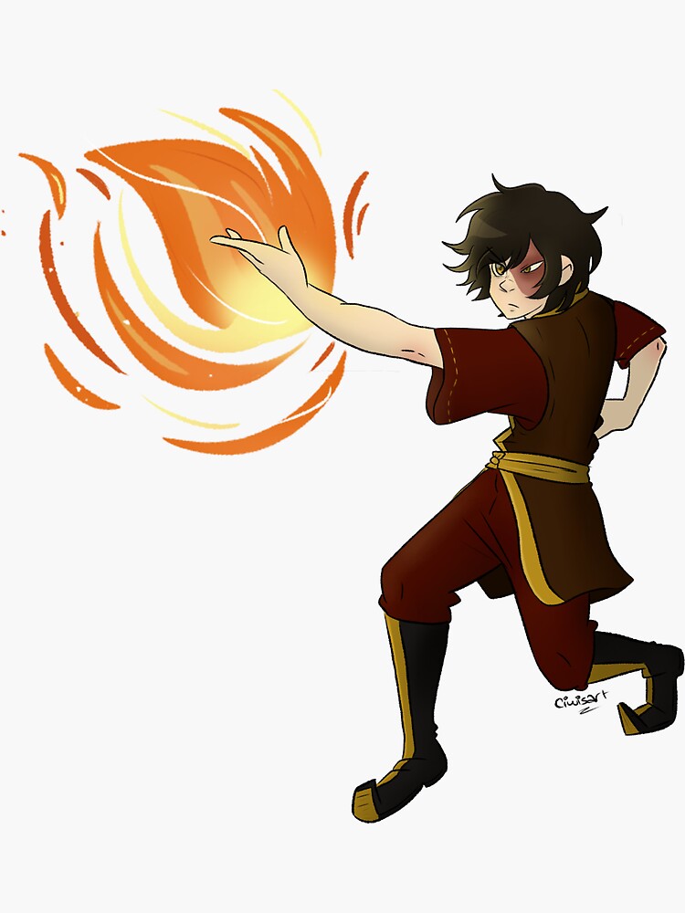 "Zuko - Avatar: The Last Airbender" Sticker for Sale by ciwisart ...