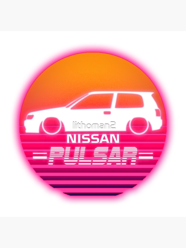 "Nissan Pulsar GTI-R Outrun Emblem" Poster for Sale by lithoman2 ...