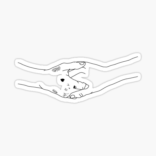 "BTS Jungkook Hand Tattoo art" Sticker for Sale by NoonaStudio | Redbubble