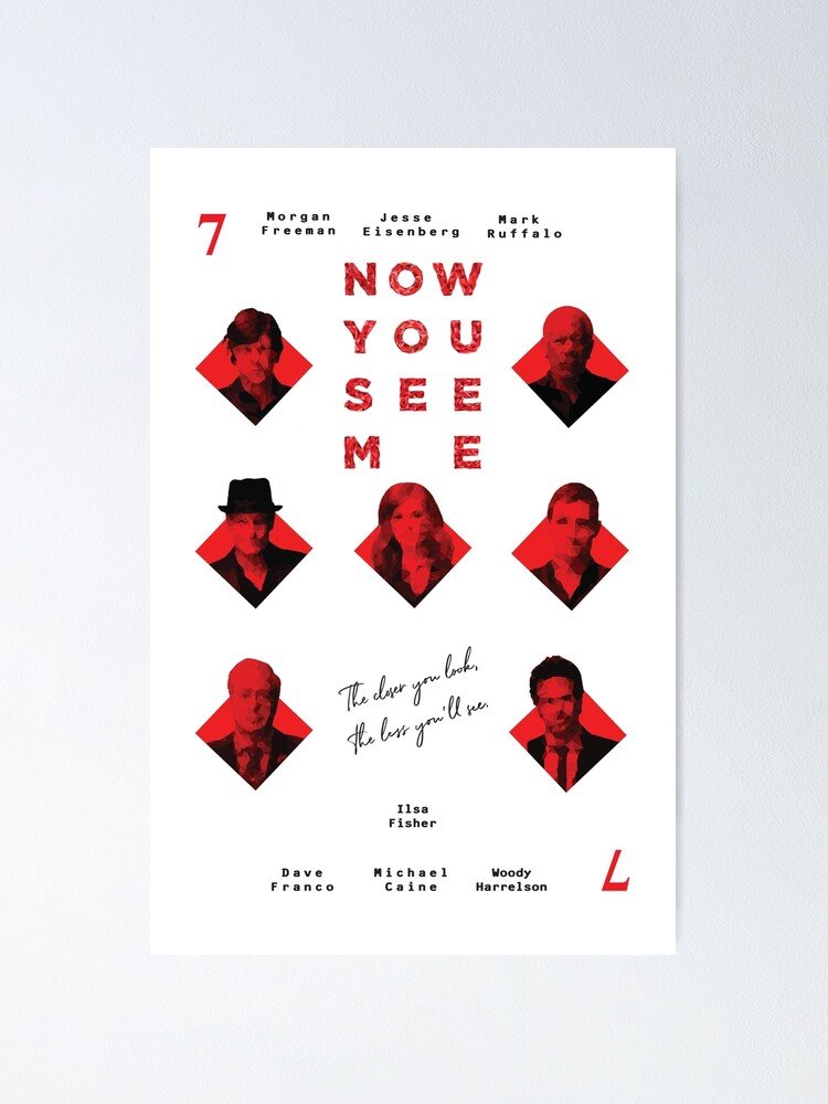 "Movie Poster Now you see me" Poster by DePau | Redbubble