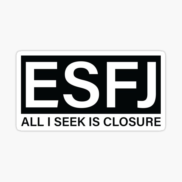 "ESFJ - Myers Briggs - 16 Personality Types" Sticker for Sale by ...