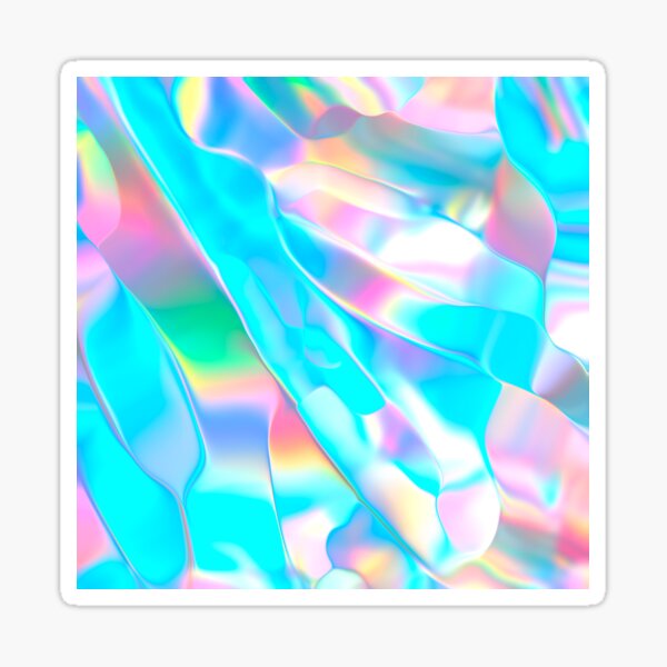 "Blue Opal Iridescent " Sticker for Sale by trajeado14 | Redbubble