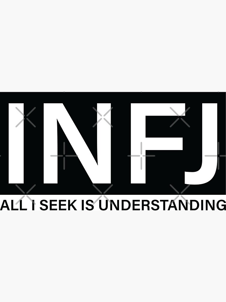 "INFJ - Myers Briggs - 16 Personality Types" Sticker for Sale by ...