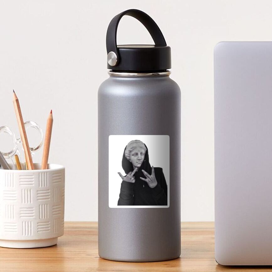 "Greek statue hoodie gang signs" Sticker for Sale by SadBoyBoutique ...