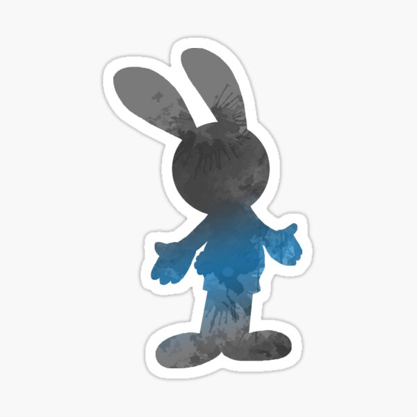 "Rabbit Inspired Silhouette" Sticker for Sale by ShadowsInspired | Redbubble