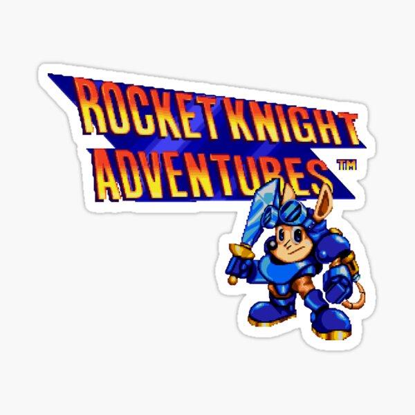 "Rocket Knight Adventures (big print)" Sticker by Xiaran | Redbubble