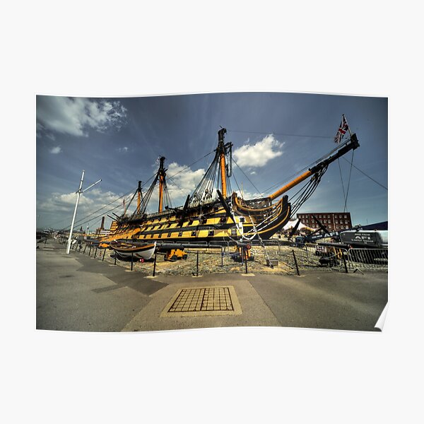 "HMS Victory" Poster for Sale by hawkie | Redbubble