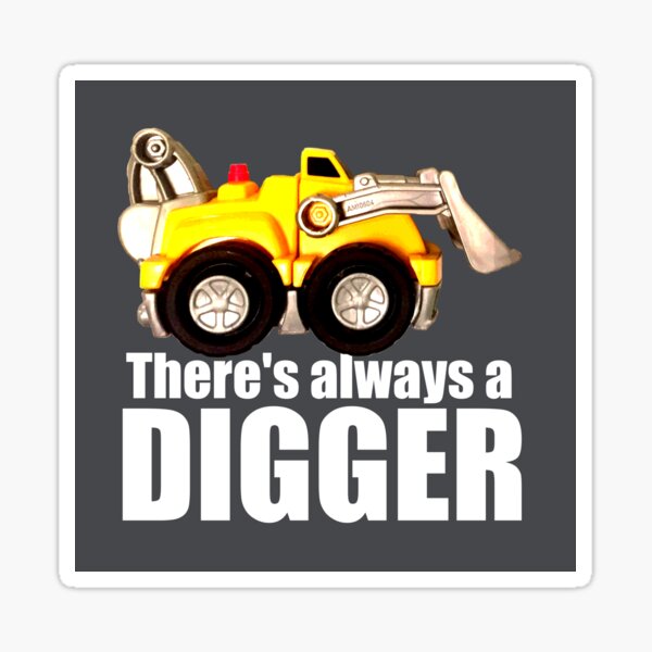 "Digger" Sticker by LaFeeVerte | Redbubble