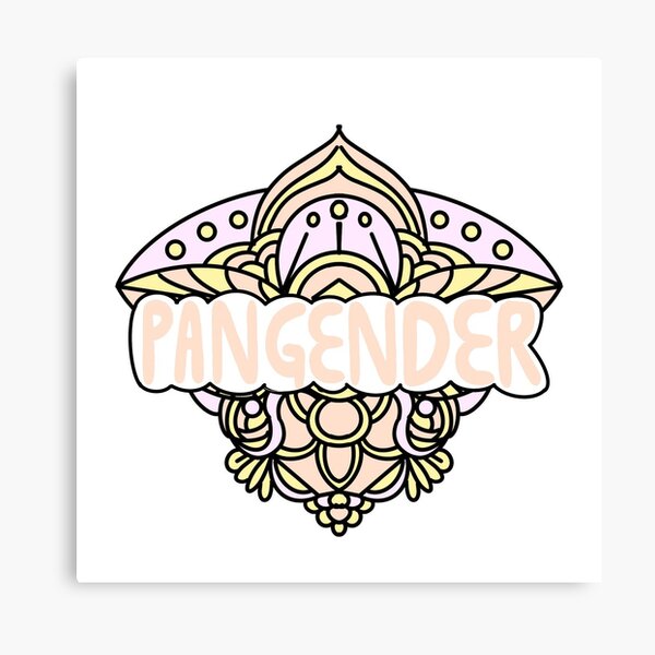 Pangender Canvas Prints | Redbubble
