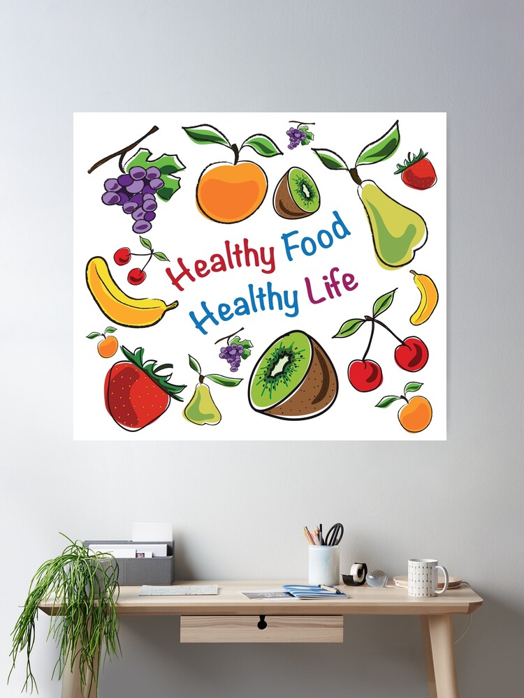 Healthy Living Poster For Kids