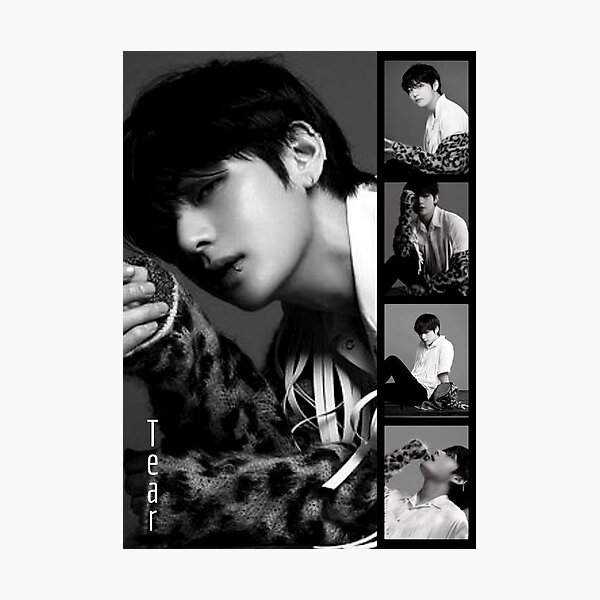 "bts V love yourself tear photoshoot " Photographic Print for Sale by ...